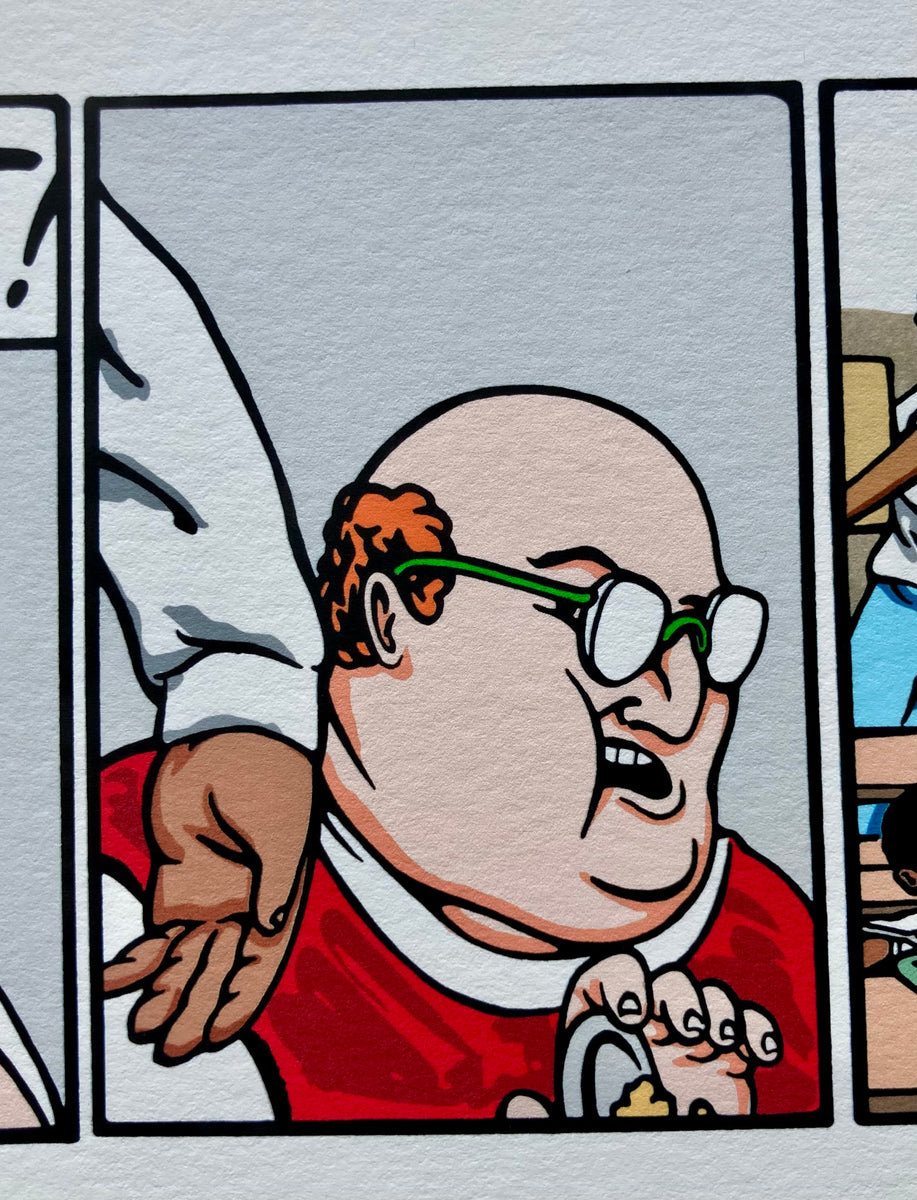 “Food Fight" Signed Print – PBF Comics