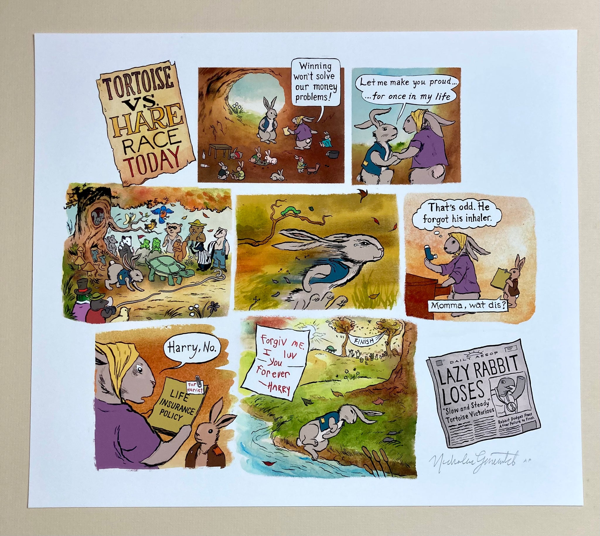 Signed Prints LIMITED EDITION – PBF Comics